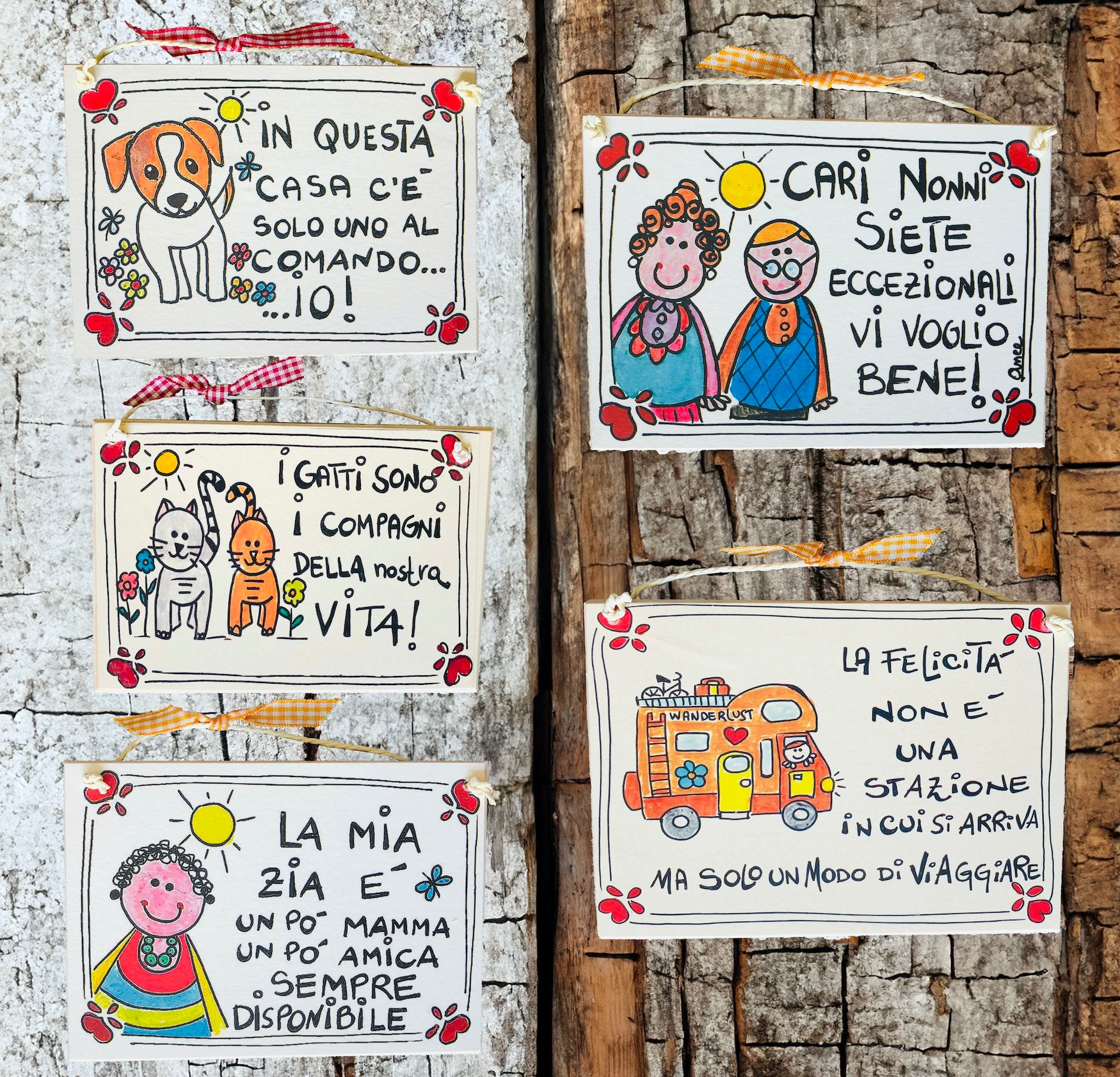 Targhette in legno – Artista Artigiano